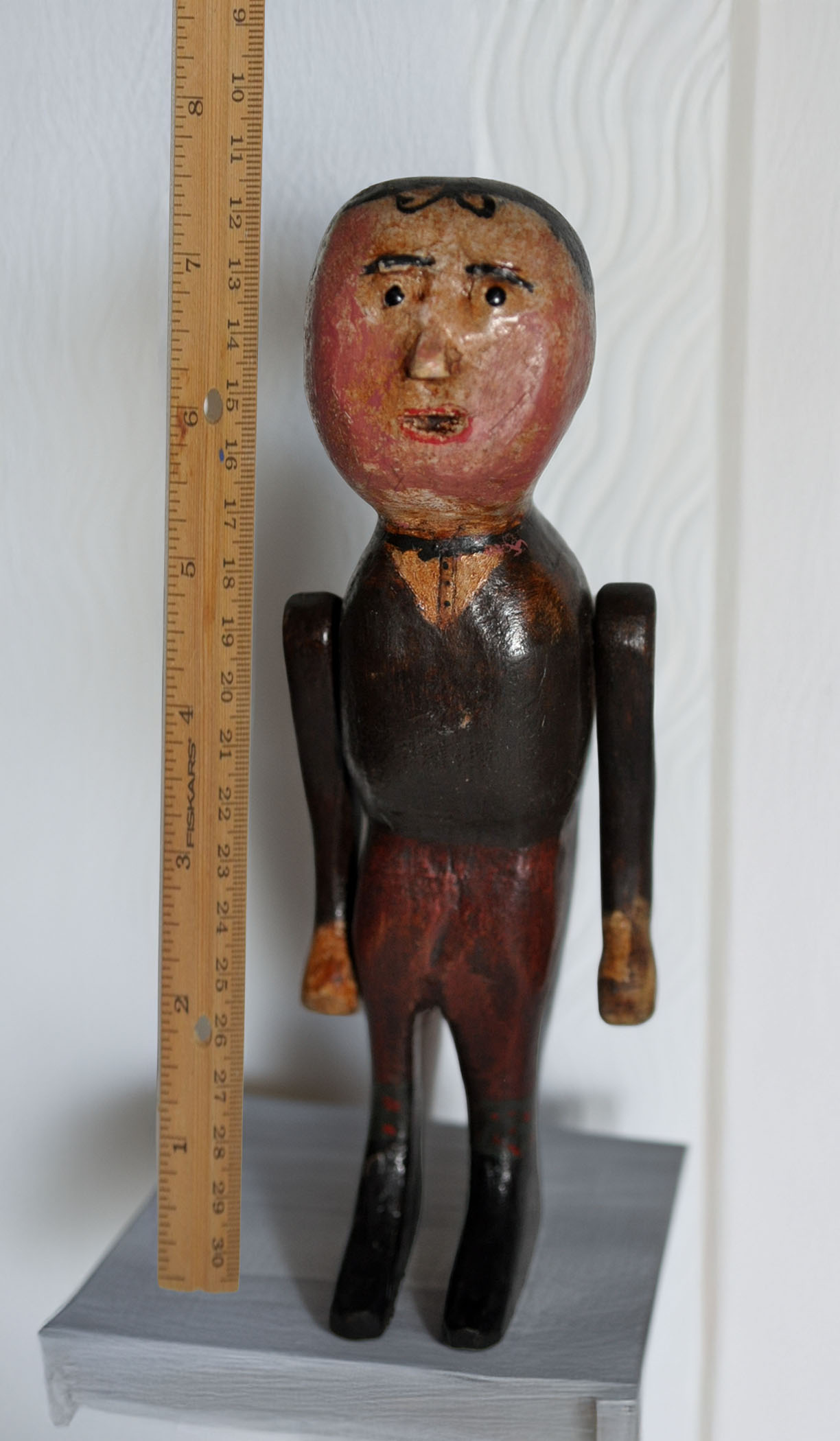 Little Man Carving #1 by C. Munro - Cape Cod Folk Art